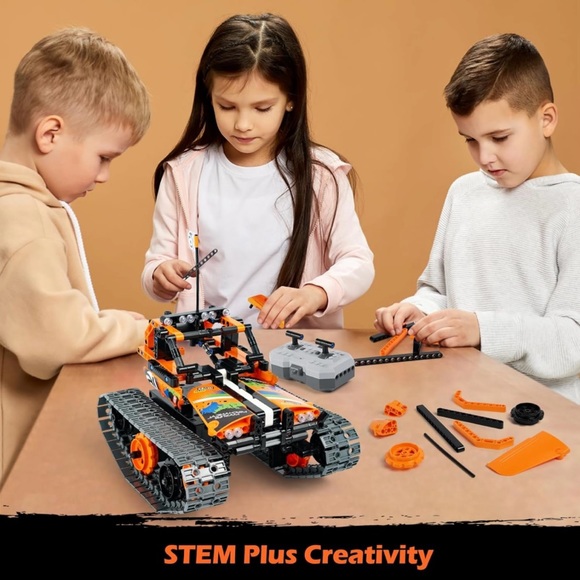 Toys | Building Toy Stem Remote App Control Tracked Car Robot Tank Kit ...